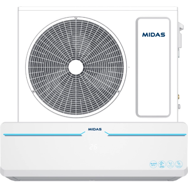TUPI S.A. - AIRE MIDAS 18.000 BTU F/C MD-AIR18 AA R410 GAS ECOLOGICO